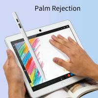China Type-C Fast Charge iPad Stylus LED Power Display 10-12H Battery Palm Rejection Tilt Function Aluminum Unibody 8 Colors for sale