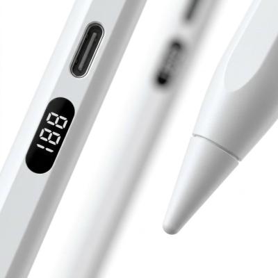 China Long Battery iPad Stylus Pen 10-12H Writing LED Display 30 Min Type-C Quick Charge Palm Rejection Tilt Magnetic 8 Colors for sale