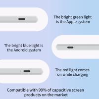 China T8 Green Blue Stylus Pen Dual Mode Type-C, Digital Pencil iPad Android Palm Reject, Aluminum POM Tip OEM Bulk Supply Factory for sale