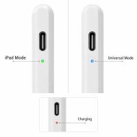 China Battery Stylus Pen Auto Sleep 5Min Type-C, Digital Pencil iPad 10H Palm Rejection, Aluminum POM Tip OEM Factory Wholesale for sale