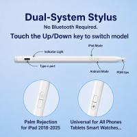 China Universal Capacitive Stylus Pen Tablet Phone Touch Screen Rechargeable Active Pencil for Writing Drawing Note Taking for sale