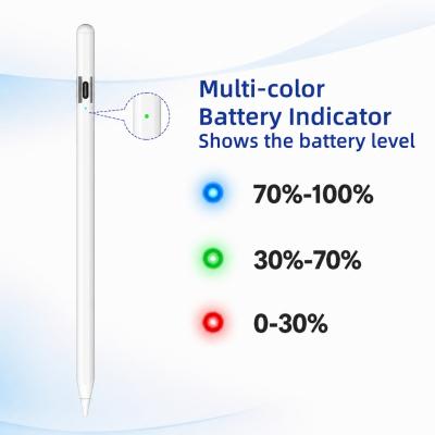 China Rechargeable iPad Pencil Compatible with Pro 11 12.9 Air M2 M3 Mini 5th 6th Generation iPhone Duo Fast Type-C Charging for sale