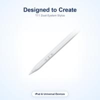 China Aluminum Alloy Active Stylus Pen 165.5mm Slim Body 13g Lightweight Type-C Charging 6-10 Hours Working for Digital Artists for sale