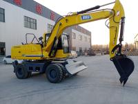 China 9.00-20/8 Tires Compact Wheeled Digger With Max. Travel Speed Up To 32km/H for sale