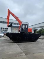 China 1300mm Pontoon Width Excavator in River for Heavy-Duty Applications and Projects for sale