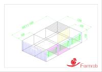 China H-Type Chick Brooder Battery Cage 700mm Height for 25,000+ Birds - Corrosion Resistant Pullet Rearing System for sale