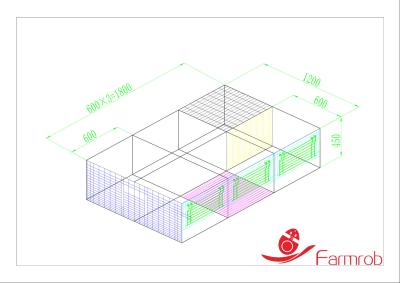 China H-Type Chick Brooder Battery Cage 700mm Height for 25,000+ Birds - Corrosion Resistant Pullet Rearing System for sale