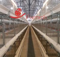 China 3-4 Tier Broiler Chicken Cage System with Al-Zn Alloy Mesh 1200x1000mm Dimensions 20 Year Lifespan for sale