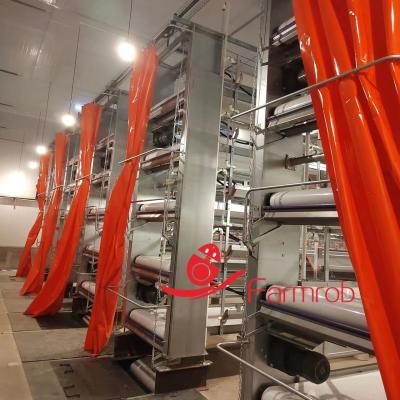 China Automatic Poultry Manure Removal System for Breeder Chicken Battery Cage - 4800mm Length, 7mm Belt Thickness for sale