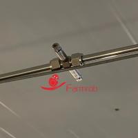 China Poultry Farm Automatic Disinfection System 1800mm x 600mm for 33 Birds per Cage with Stainless Steel Components for sale