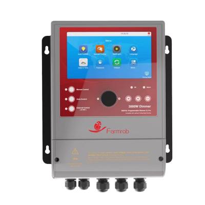 China 3000W 3L Programmable Dimmer with 3-Channel Output for Poultry Breeding Lighting Control for sale