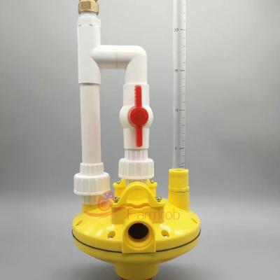 China Type V Poultry Water Pressure Regulator with 0.1-0.3KP Range and Double Outlet Design for 8 Cage Layers for sale