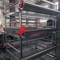 China Farmrob Automatic Layer Chicken Cage System 0.95mm Al-Mg-Zn Alloy for Poultry Farms for sale