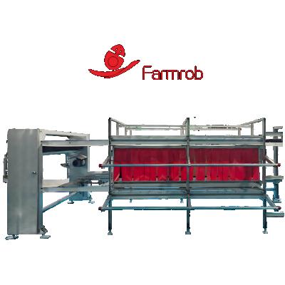China Farmrob Cage-Free Poultry Housing System 2400mm x 2440mm with 2-Tier Automated Nesting for sale