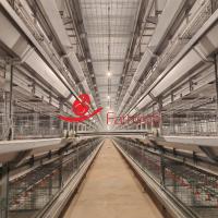 China Poultry Battery Cage System 1800mm Length 700mm Tier Height for Middle East Farms for sale