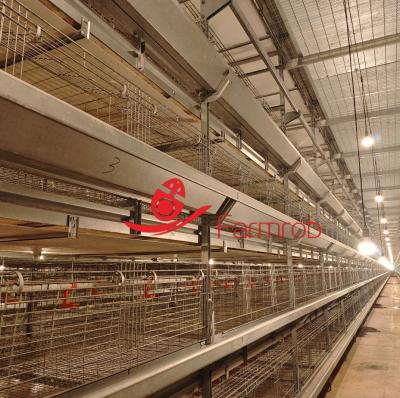China 6 Tier Poultry Battery Cage System 1.8m x 0.6m x 0.45m for Chicks 0-105 Days for sale