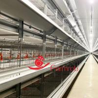 China 3 Tiers-8 Tiers Poultry Battery Cage System Optimized Consumption Chick Rearing Cage for sale