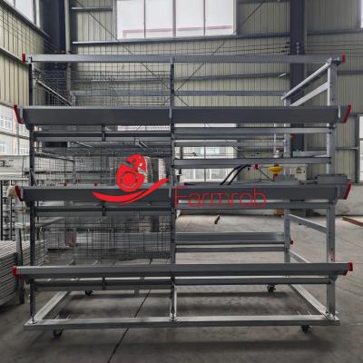 China Q235 Wire Poultry Cage System for Rearing Farm for sale