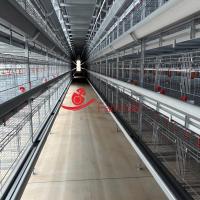 China 40000 chicks Poultry Battery Cage System with Integrated Ventilation System for sale
