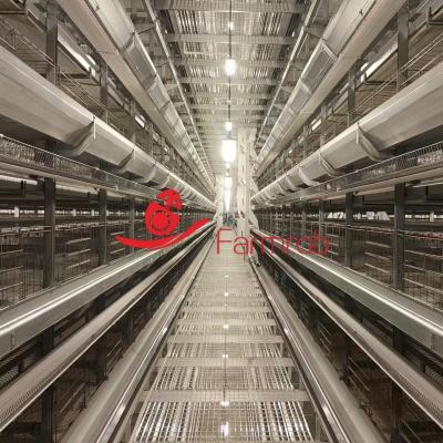 China Labor-Saving High Yield  Layer Chicken Cage System 0 Cracked Egg for sale