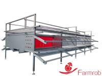China 2 Tiers 3 Tiers Cage Free System Automatic Cage Free Egg Production Systems Animal Welfare Solutions for sale