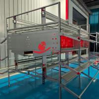 China Chain Feeding Cage Free System with Comfortable Living Environment for sale