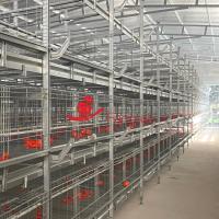 China 6 Tiers Poultry Battery Cage System Combining Vertical Space Optimization With Smart Technology For And Sustainable Poultry Farming for sale