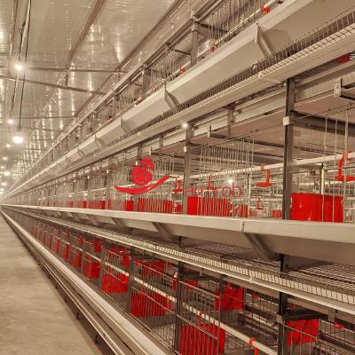 China Layer Breeder Poultry Battery Cage System Designed For Poultry Farmers Seeking Durable Cages That Promote Healthy Growth for sale