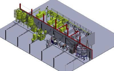 China Extruder Feeding PVC Dosing Mixing System For Plastic Industrial for sale