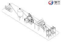 China Auto Feeding Dosing Mixing System For PVC Door Extrusion Line for sale
