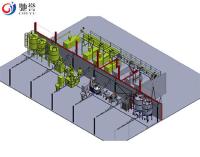 China Auto Feeding Dosing Mixing System For PVC Door Extrusion Line for sale