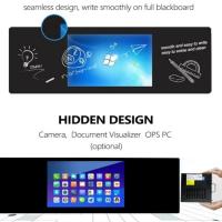 China Education Interactive Smart Whiteboard 4K Nano Capacitive Touch Panel Blackboard for sale