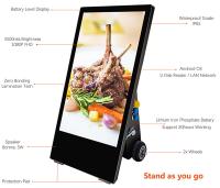 China Movable Outdoor Digital Signage Advertising Display High Brightness Waterproof IP65 for sale
