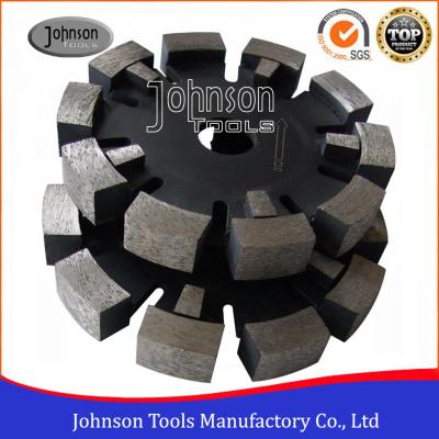 China 125mm Laser Welded Diamond Floor Grooving Disc 17mm Segment for Concrete Mortar Removal for sale