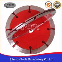 China Sandwich Double Tuck Point Diamond Blades 105-180mm for Masonry with 65Mn Steel Core and Cooling Holes for sale