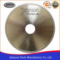 China EP Disc 01 Electroplated Continuous Rim Diamond Blade 105-300mm for Marble Cutting with 3mm Segment Height for sale