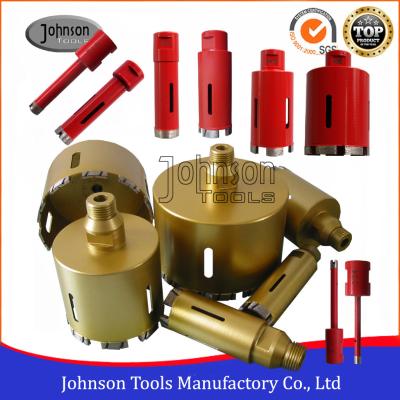 China 6.5mm-150mm Silver Welded Diamond Core Drill Bits for Stone with M14/5/8