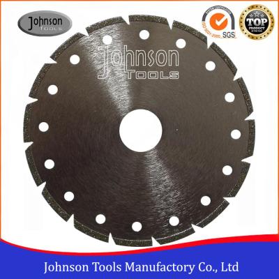 China Segmented Electroplated Diamond Blade 4-12 Inch for Marble and Granite Cutting with #30/35 and #40/45 Grits for sale