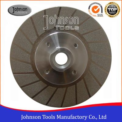 China EP Disc 04 Electroplated Diamond Grinding Wheels 105-300mm with 20mm Edge for Chip-Free Dry Cutting for sale