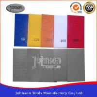 China Electroplated Diamond Lapping Paper Polishing Pads 57x102mm for Stone Grinding Grit #60-#600 for sale
