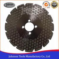 China 8 Inch Diamond Saw Blade for Marble and Granite Cutting - Single Side Dots Design with 20mm/22.23mm Center Hole for sale