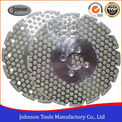China Double Side Dots Electroplated Diamond Blades 105-300mm for Marble and Granite Cutting for sale