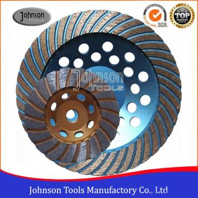 China Turbo Diamond Grinding Wheel 105-180mm with 16-22.23mm Bore for Concrete and Granite for sale