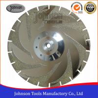 China Double Maple Leaves Electroplated Diamond Cutting Blade for Marble - 105-300mm Diameter with 3mm Width for sale