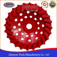 China 105-180mm Diamond Swirl Cup Wheel for Concrete Grinding | M14 & 5/8