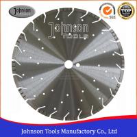 China 350mm Laser Welded General Purpose Saw Blade with 3.2mm Segment Thickness for Concrete and Stone Cutting for sale