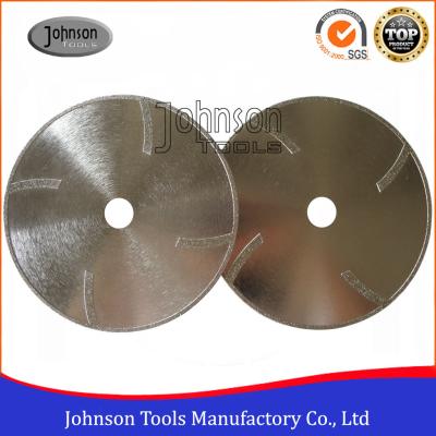 China EP Disc 10 Electroplated Diamond Blades 105-300mm with Protection Teeth for Marble and Granite Cutting for sale