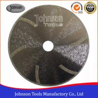 China EP Disc 10 Electroplated Diamond Blades 105-300mm with Protection Teeth for Marble and Granite Cutting for sale