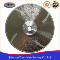 China EP Disc 10 Electroplated Diamond Blades 105-300mm with Protection Teeth for Marble and Granite Cutting for sale