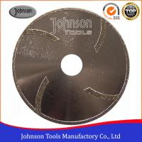 China EP Disc 10 Electroplated Diamond Blades 105-300mm with Protection Teeth for Marble and Granite Cutting for sale